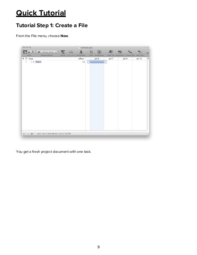 Omniplan tutorials - hetyselection