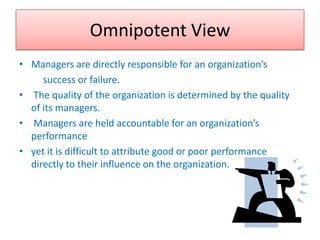 Omnipotent and symbolic view of mgt (1) | PPTX