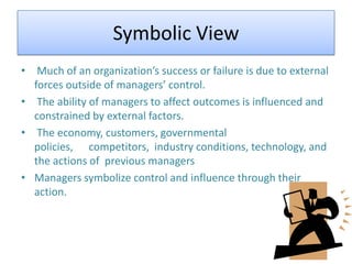 Omnipotent and symbolic view of mgt (1) | PPTX