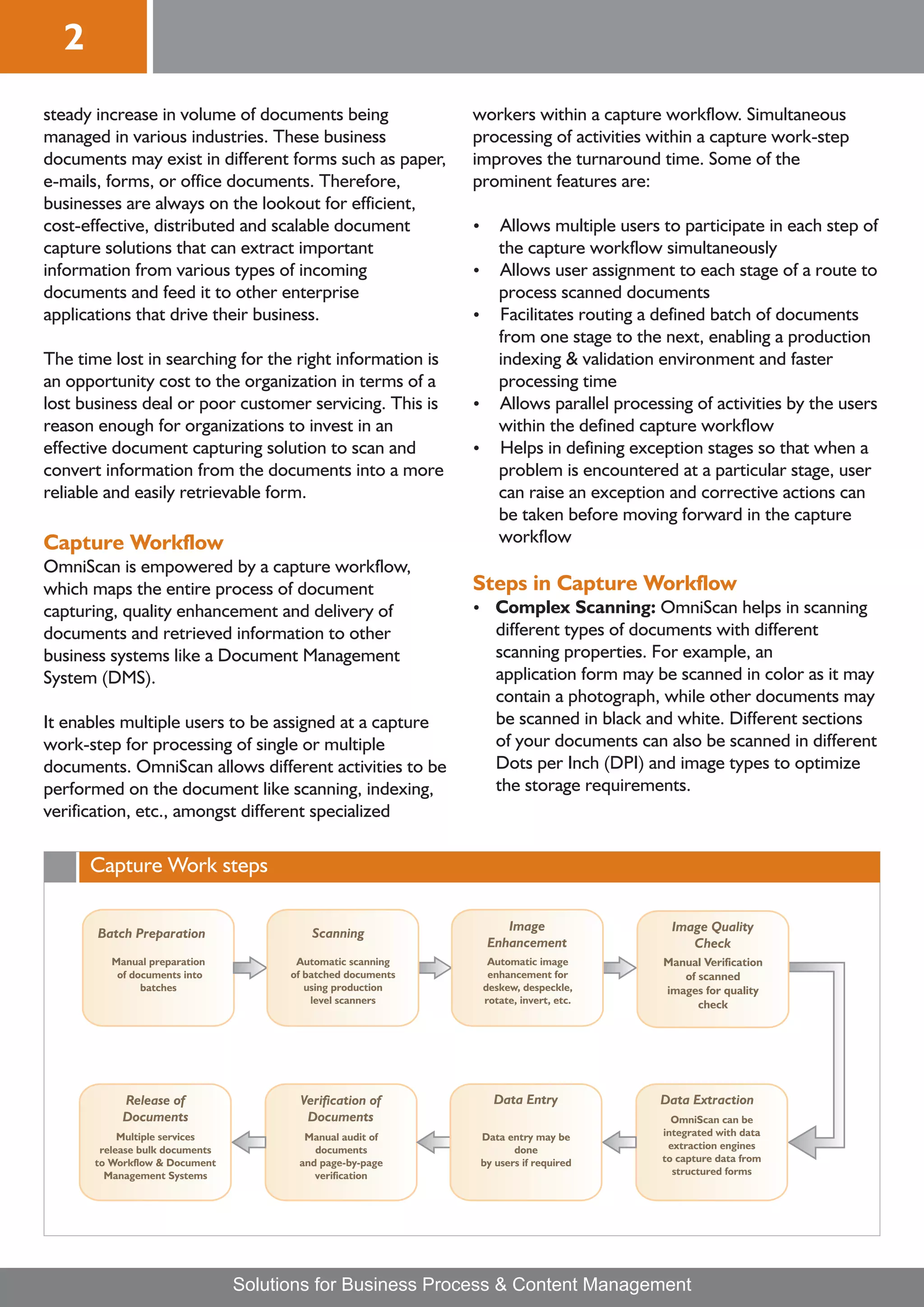 OmniScan - Enterprise Batch Scanning Indexing Solution | PDF
