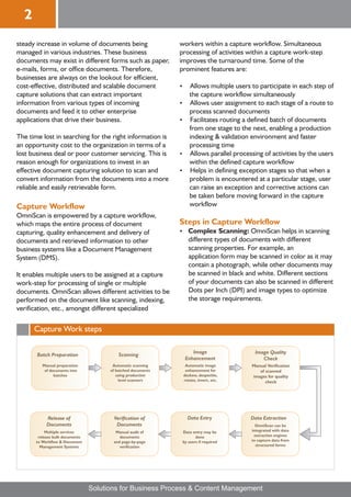 OmniScan - Enterprise Batch Scanning Indexing Solution | PDF