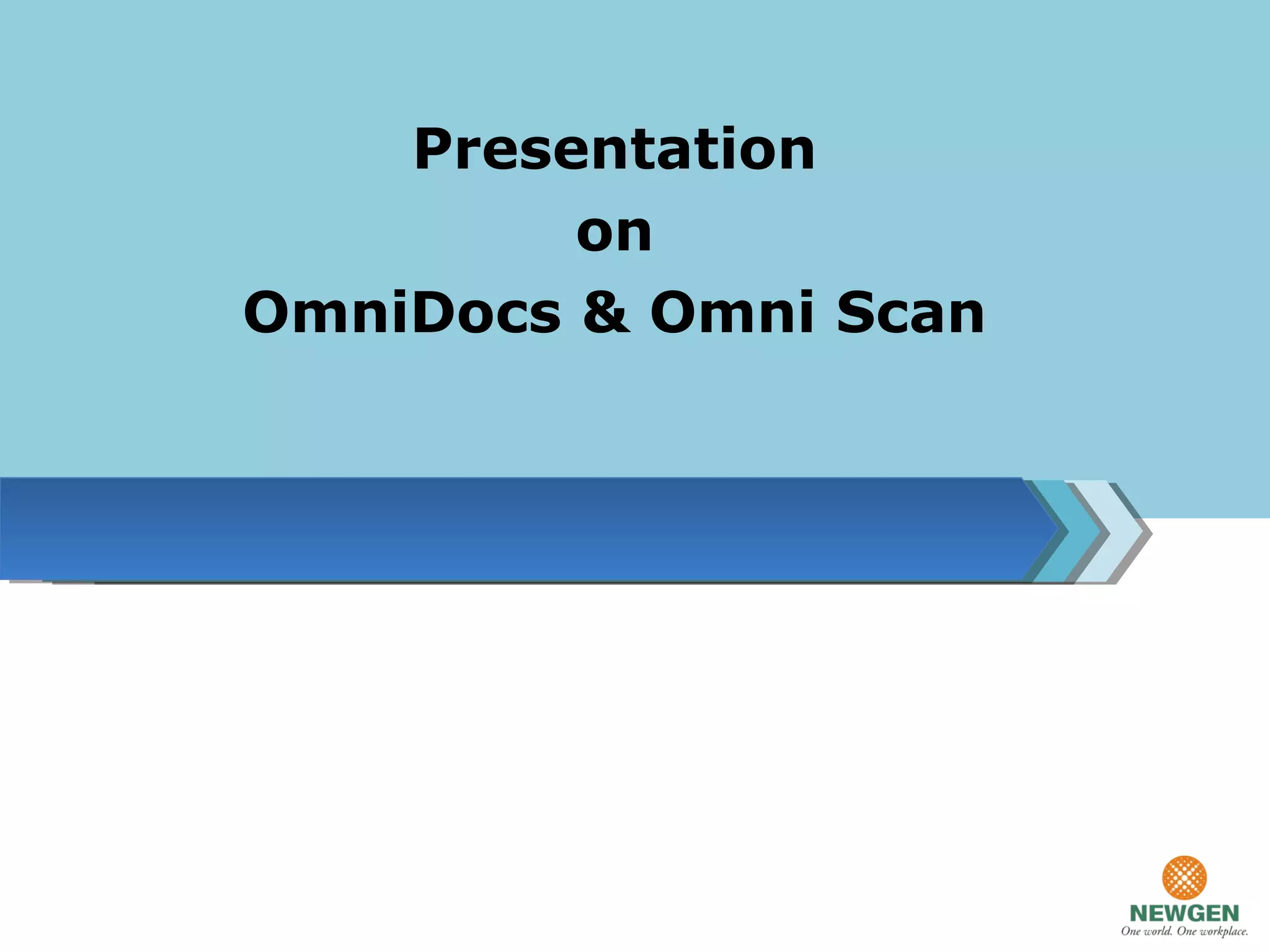 Omniscan and omnidocs Integrated DMS | PPT