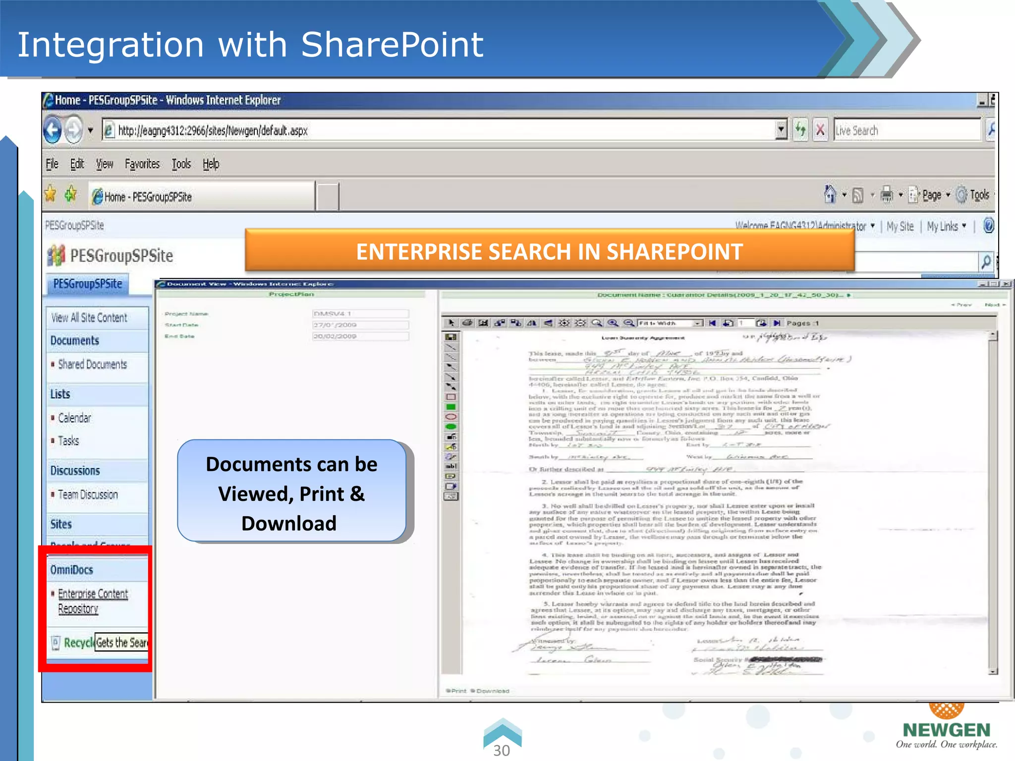 Omniscan and omnidocs Integrated DMS | PPT