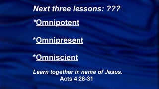 05-27-12 Bible Study Notes | PPT