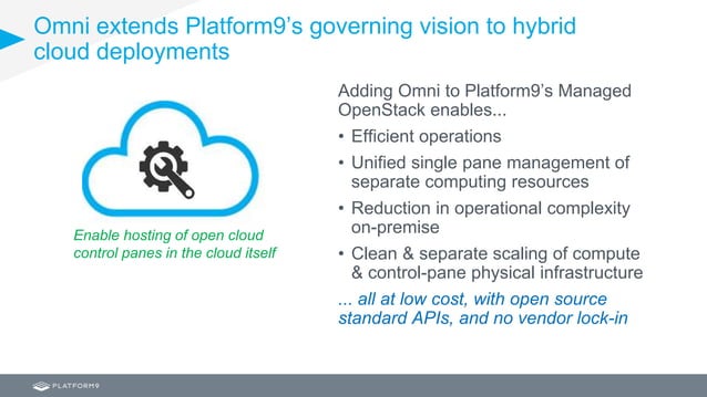OpenStack Omni, the Open-Source Alternative to VMware + AWS for Hybrid Cloud | PPTX