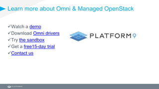 OpenStack Omni, the Open-Source Alternative to VMware + AWS for Hybrid Cloud | PPTX