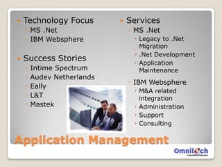 Omnitech Corporate Overview | PPTX