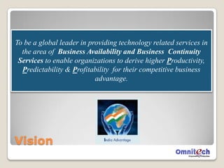 Omnitech Corporate Overview | PPTX | Computer Software and Applications ...