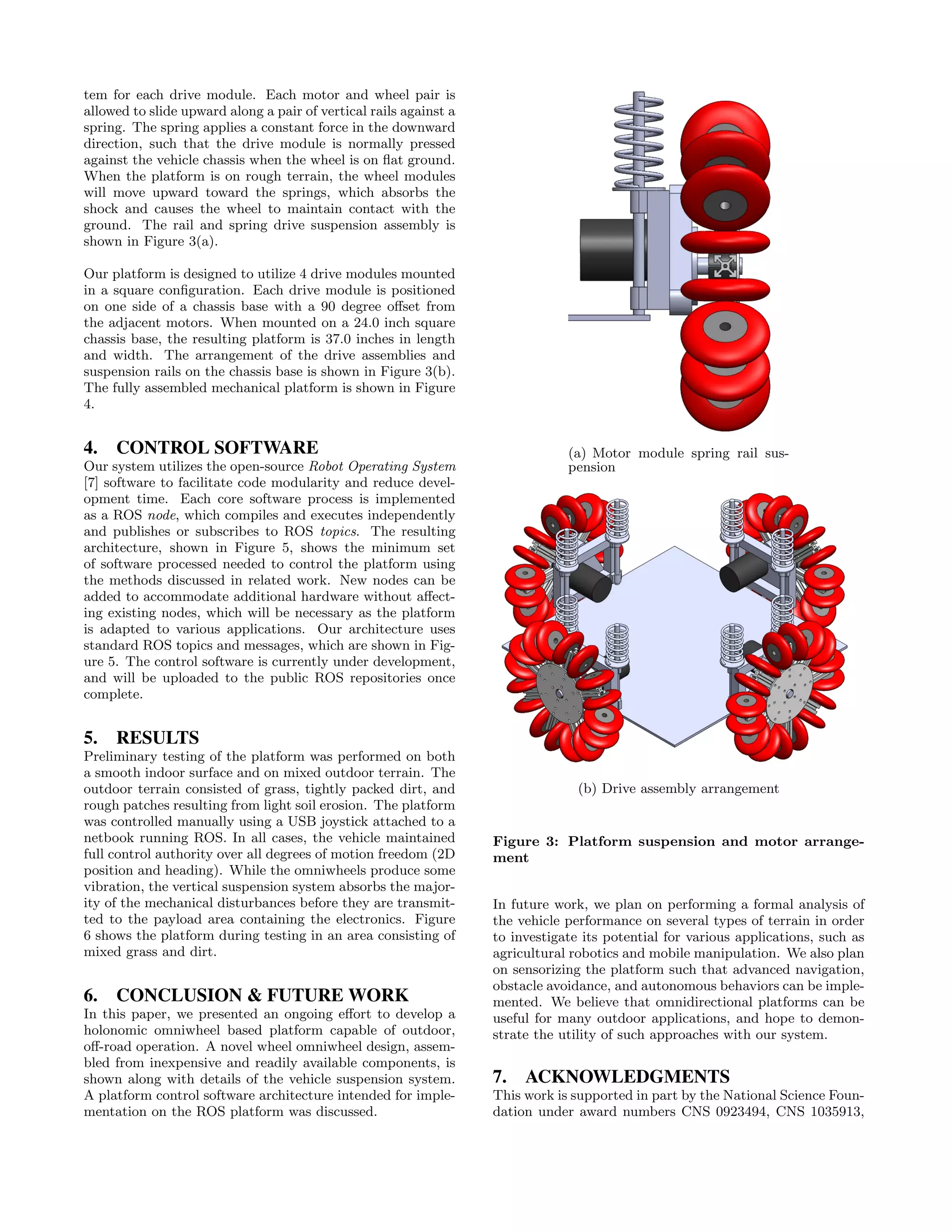 Development of An Omniwheel-based Holonomoic Robot Platform for Rough ...