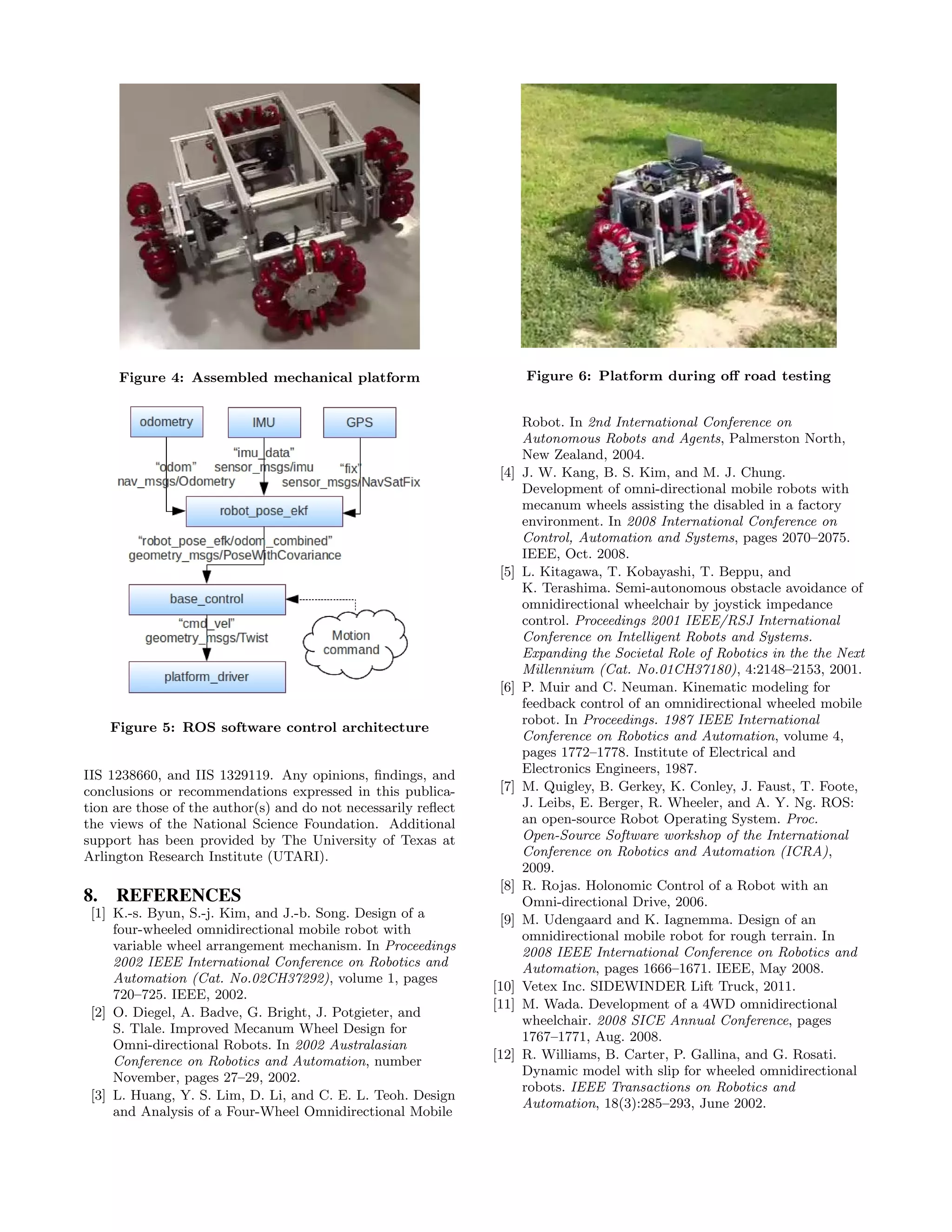 Development of An Omniwheel-based Holonomoic Robot Platform for Rough ...