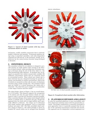 Development of An Omniwheel-based Holonomoic Robot Platform for Rough ...