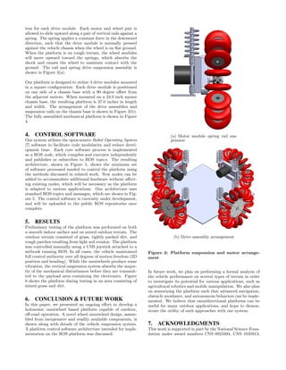 Development of An Omniwheel-based Holonomoic Robot Platform for Rough ...