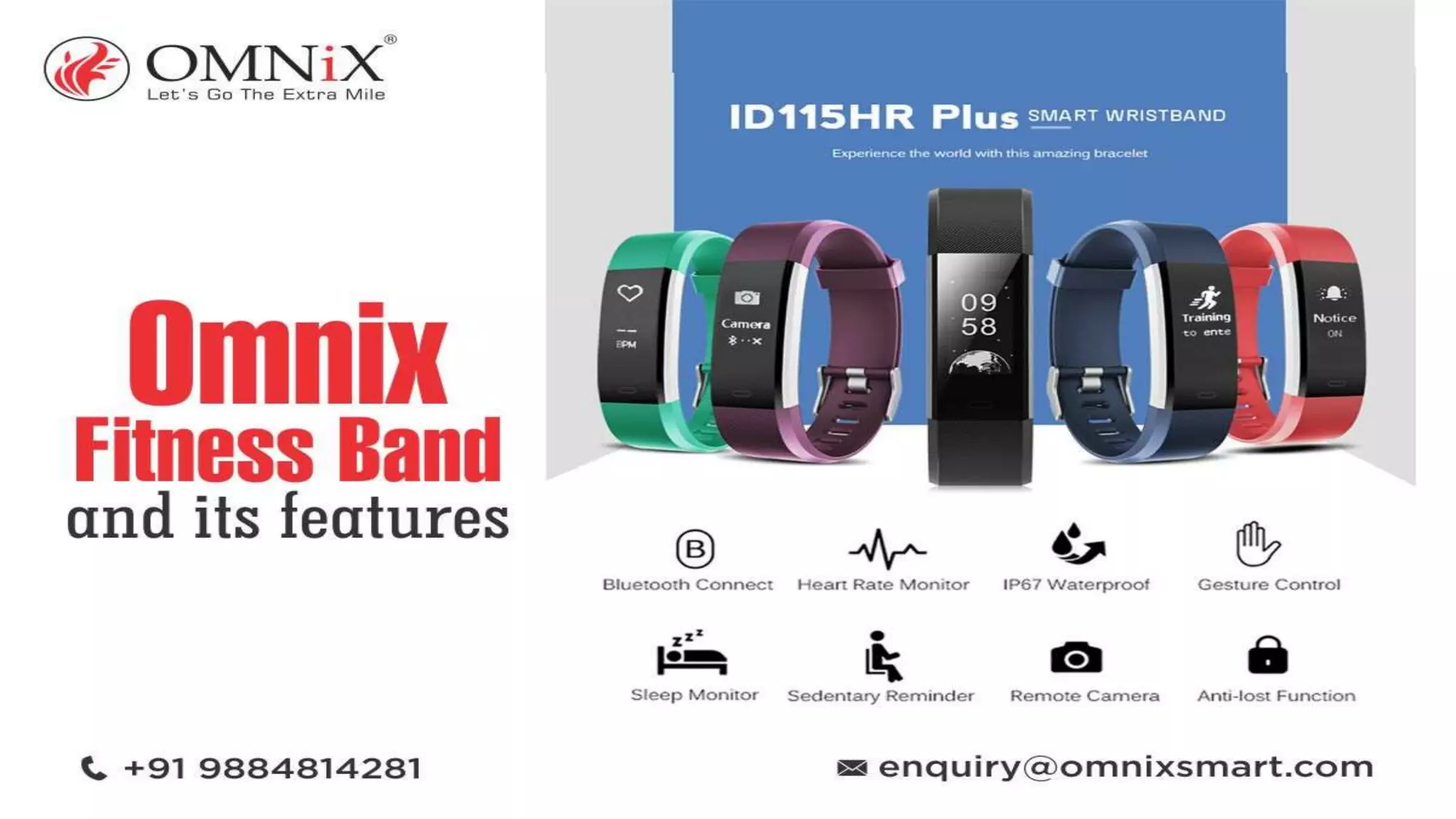 Omnix fitness band and its features | PPTX