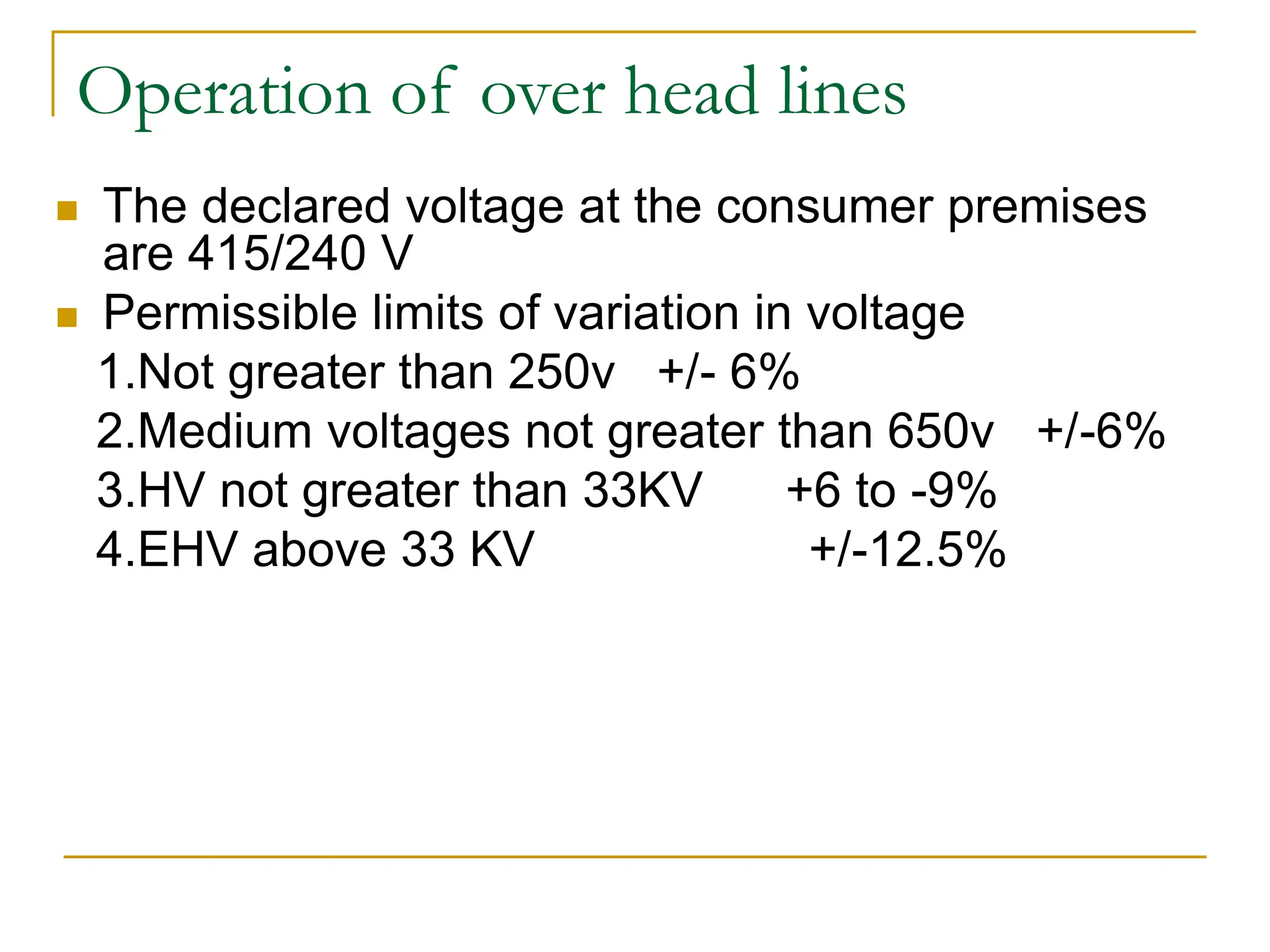 OPERATION & MAINTENANCE OF OF OVER HEADLINES.ppt
