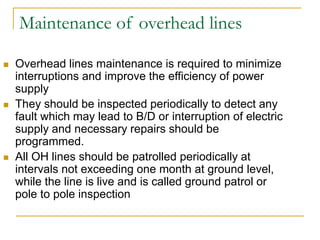OPERATION & MAINTENANCE OF OF OVER HEADLINES.ppt