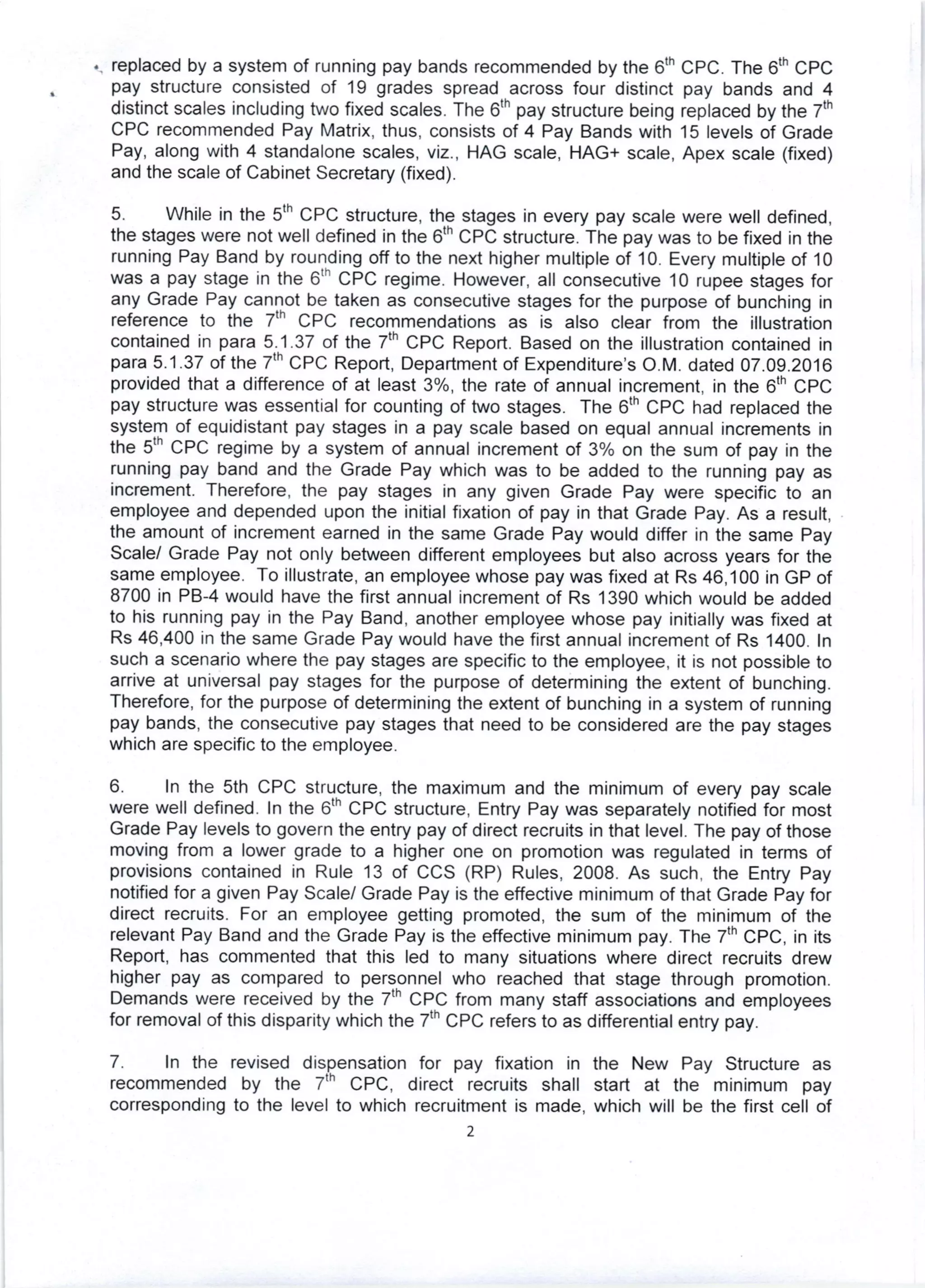 Om on bunching dated 03.08.2017 0 | PDF