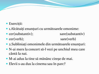 Omonimele | PPTX
