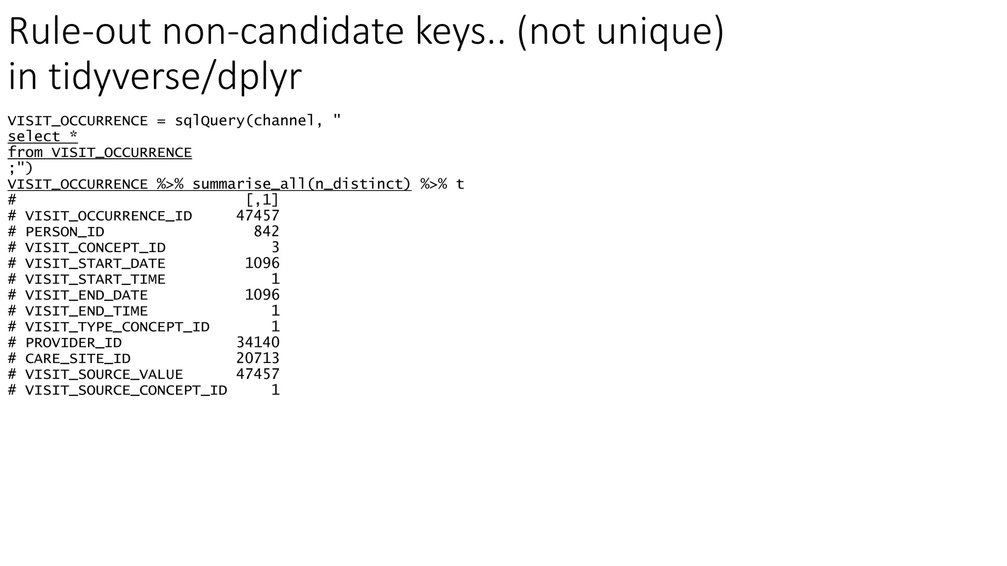 CDM SynPuf OMOP CDM library(rodbc) library(ggplot2) library(jsonlite) 180403 | PDF