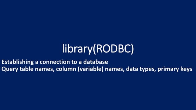 CDM SynPuf OMOP CDM library(rodbc) library(ggplot2) library(jsonlite) 180403 | PDF