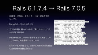Rails 6.1 → 7.0アップデート記録 | PDF | Web Development | Internet