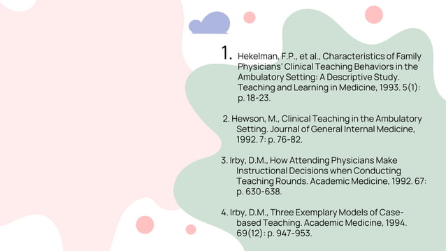 one minute preceptor pedagogical methods | PPT