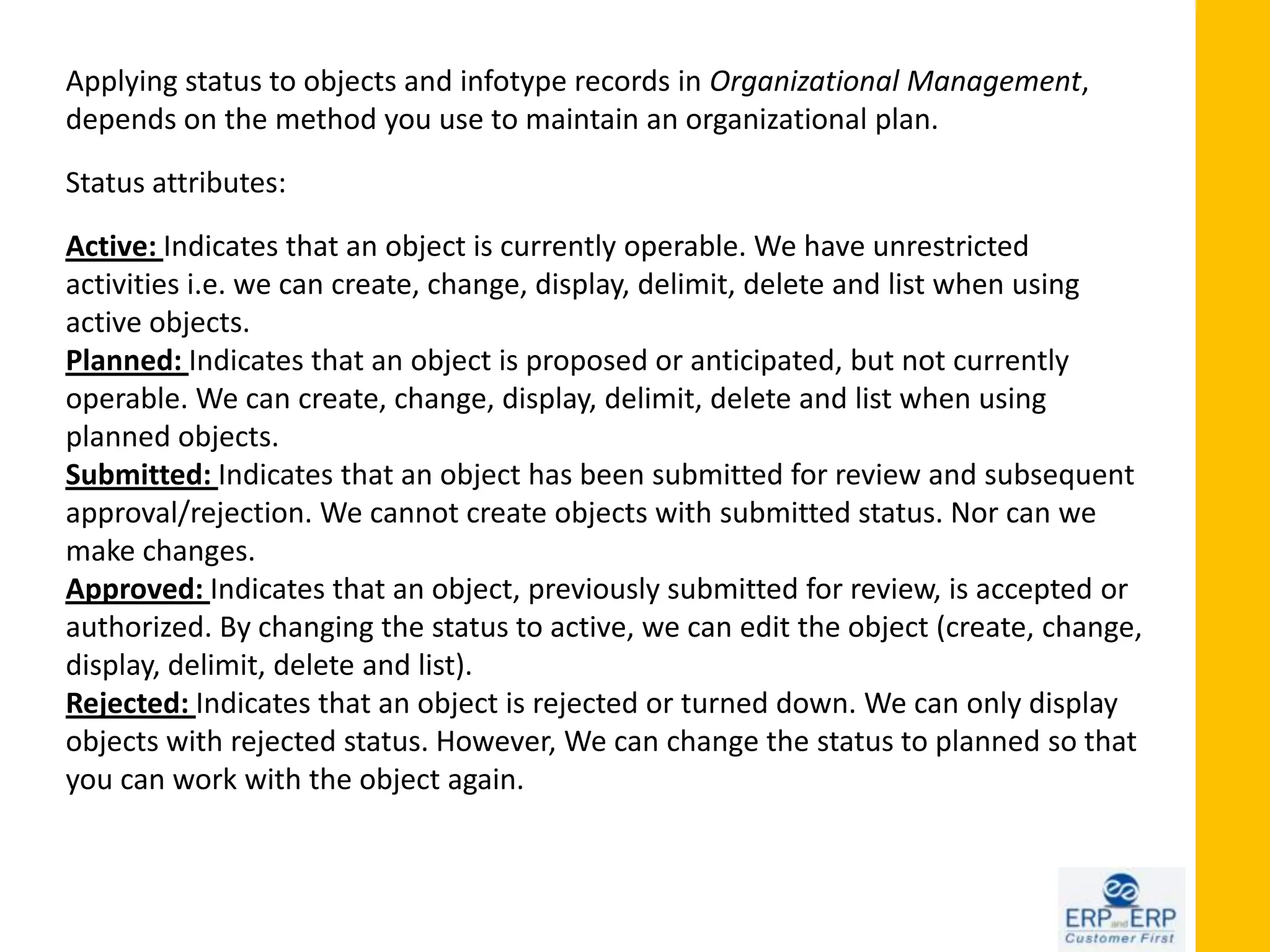 Organizational Management in SAP HCM | PPTX