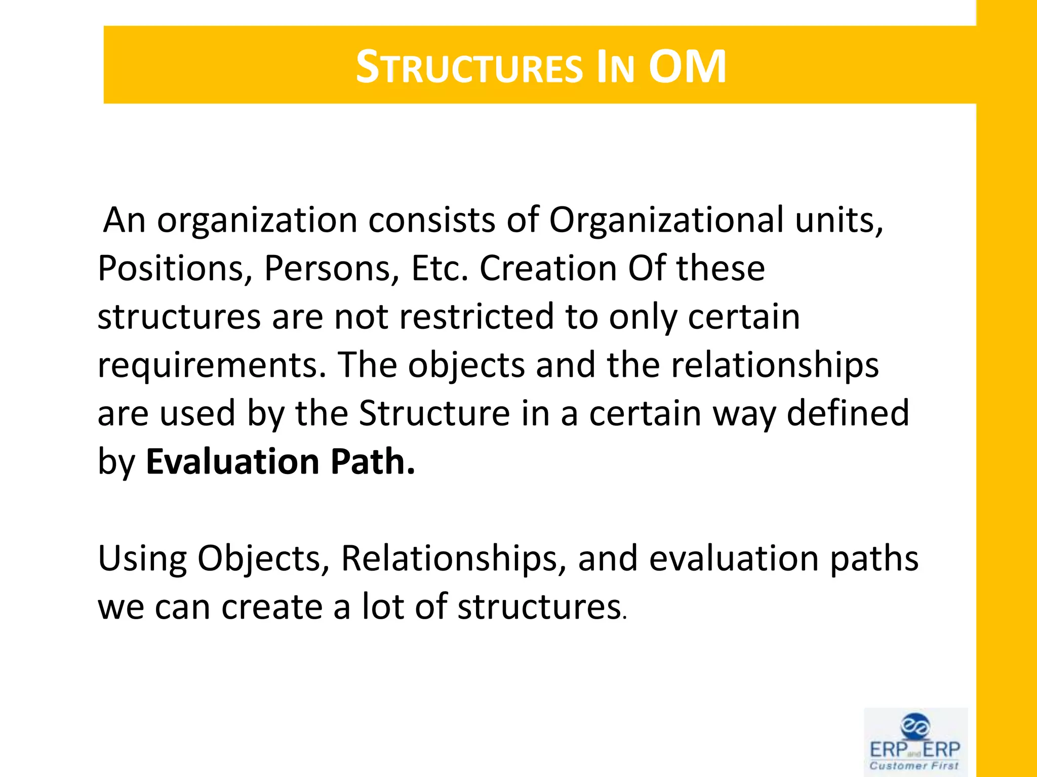Organizational Management in SAP HCM | PPTX