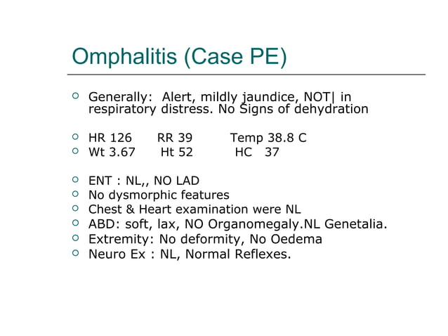Omphalitis 2 | PPT