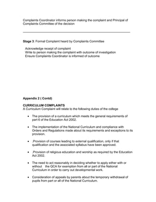 Complaints Procedure | PDF