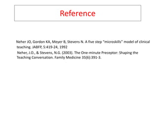 One Minute Preceptor .ppt