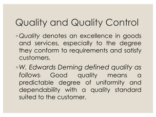 Operation Management | PPTX