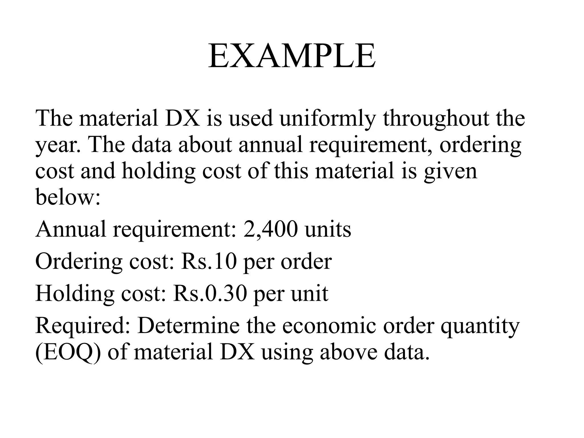 INVENTORY MODELS | PPTX