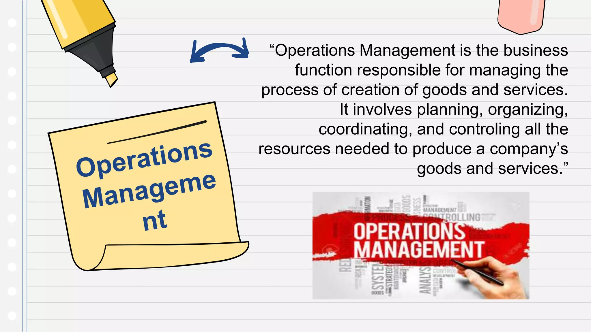 Operations Management | PPT