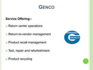 Green Supply Chain Management and Reverse Logistics | PPTX