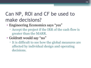 Case Study - The Goal (E M Goldratt) | PPT