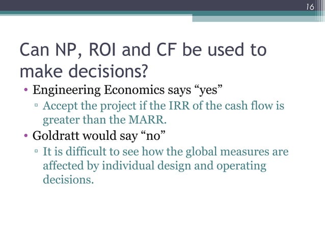 Case Study - The Goal (E M Goldratt) | PPT