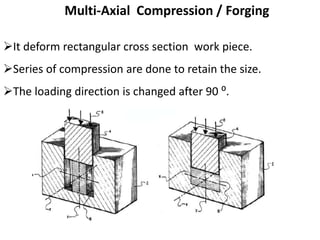 severe plastic deformation (An approach to refine micro-structure ...