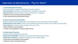 water supply system operation and maintenance mangement modules | PPTX