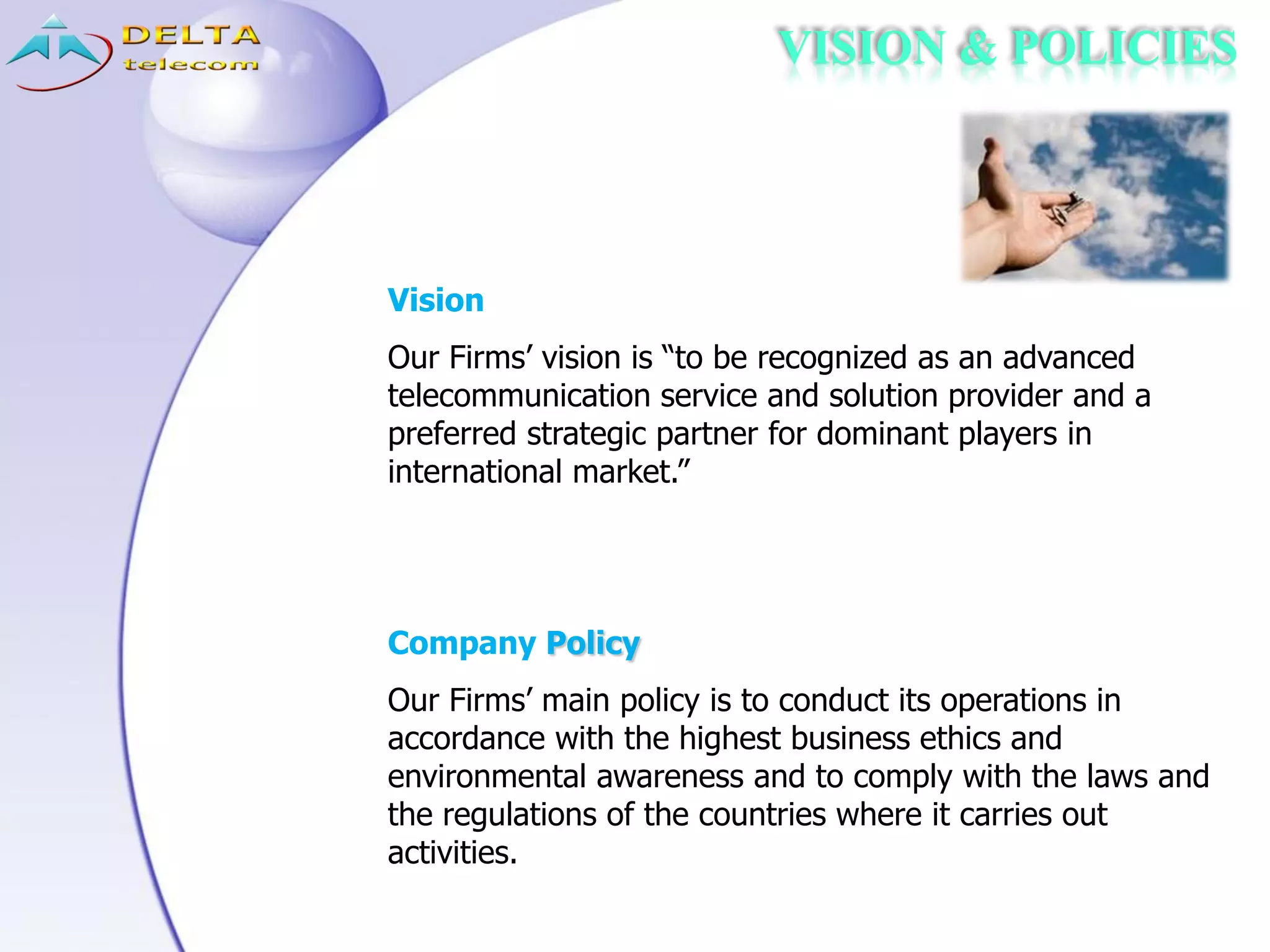 Delta Telecom O&m presentation | PDF