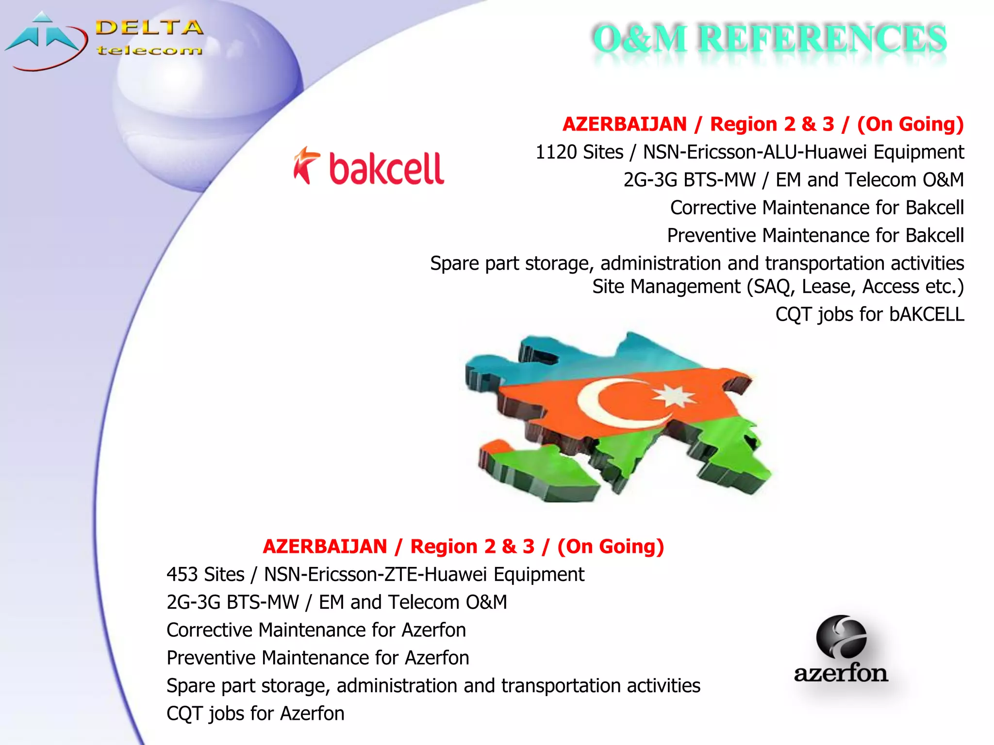 Delta Telecom O&m presentation | PDF