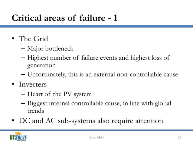 Solar O&M Presentation Intersolar 2013 | PPTX