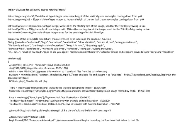 Procedural Art | PPT