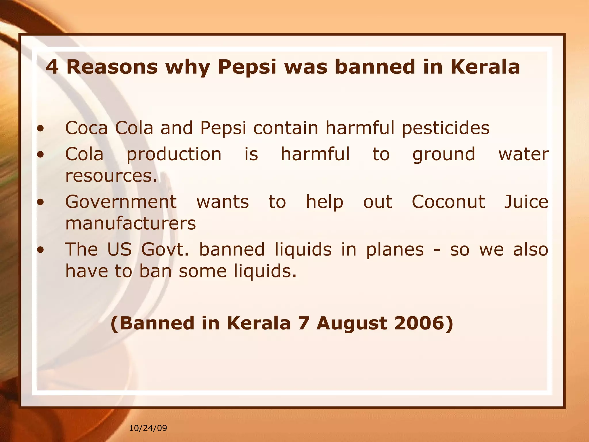 process of making Pepsi | PPT