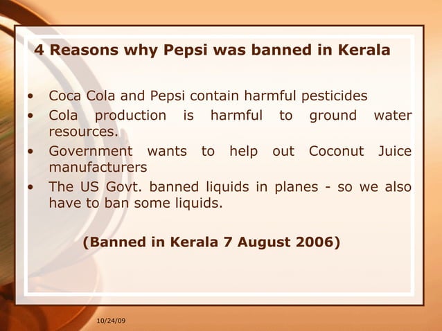 process of making Pepsi | PPT