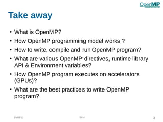 Omp tutorial cpugpu_programming_cdac | PDF