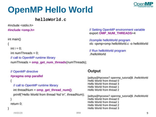 Omp tutorial cpugpu_programming_cdac | PDF