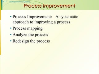 Om quality dimensions process | PPT