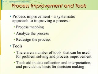 Om quality dimensions process | PPT