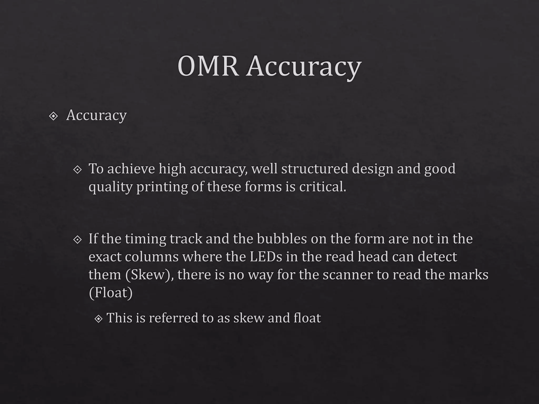 Omr and ocr | PPTX