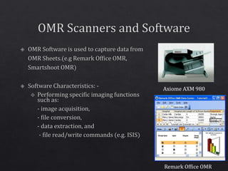 Omr and ocr | PPTX | Technology & Computing
